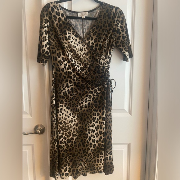 Kasper Dresses Kasper Leopard Print Sexy Dress Poshmark